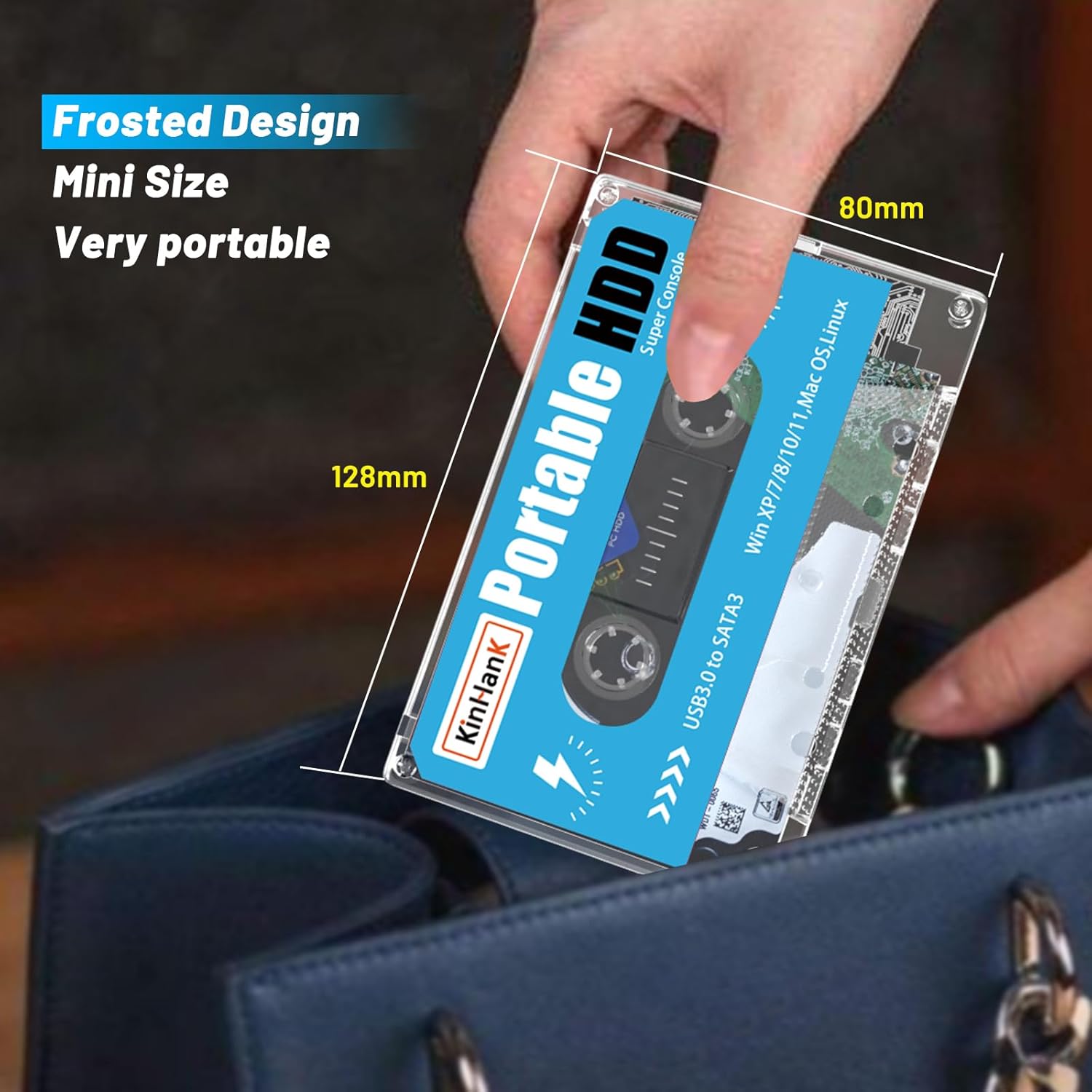 Kinhank 500GB HDD External Hard Drive with Batocera 33,111700 Retro ...