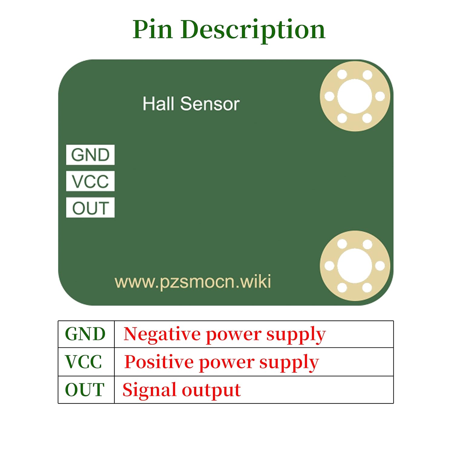 Hall Sensor Compatible with Arduino and Raspberry Pi. Detection Range ...