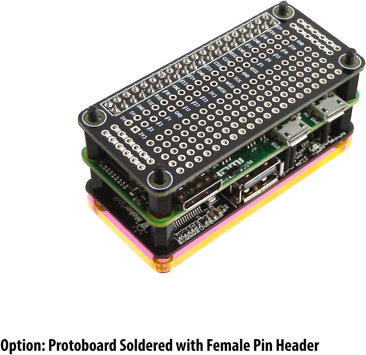 Proto Board Breadboard HAT Soldered with Female Pin Connector PCB ...